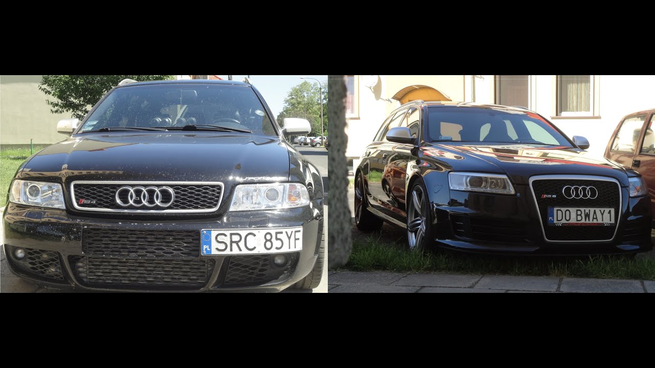 750HP Audi RS6 Avant C6 and Audi RS4 Avant B5, Racibórz - YouTube