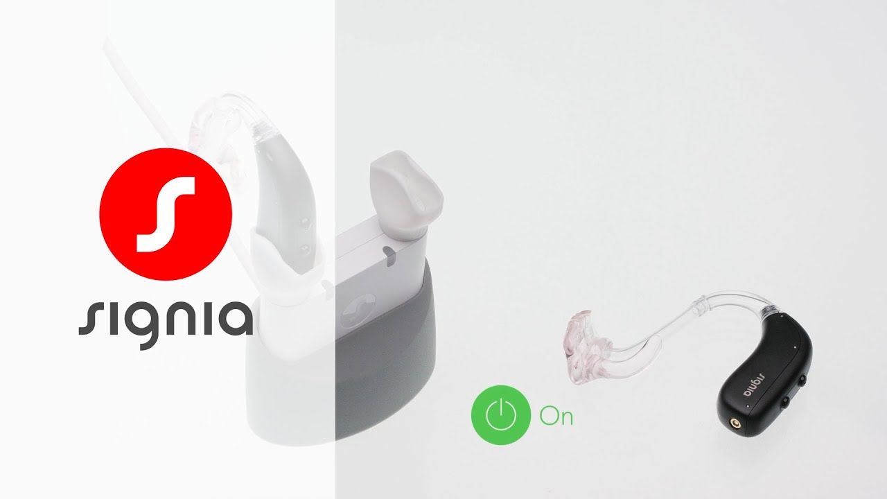 How to power on and off Orion Charge&Go BTE hearing aids | Signia ...