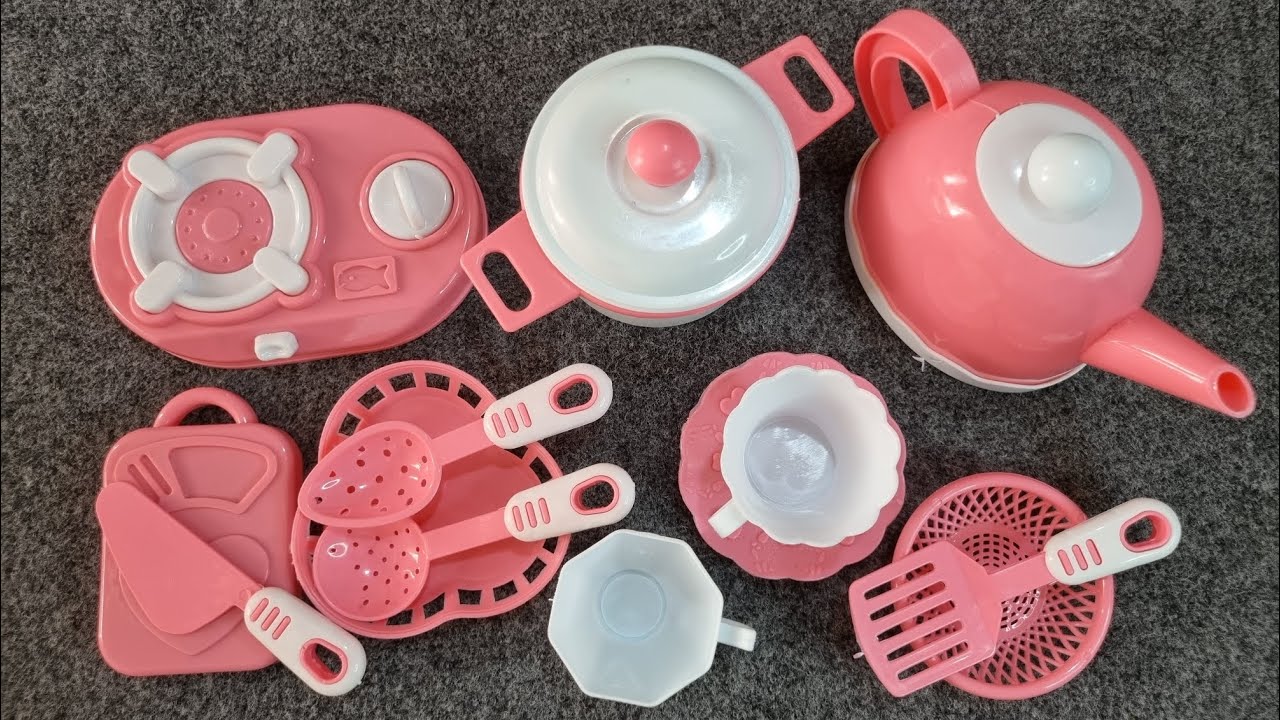 5:30 Minutes Satisfying with Unboxing | Happy kids kitchen set | ASMR ...