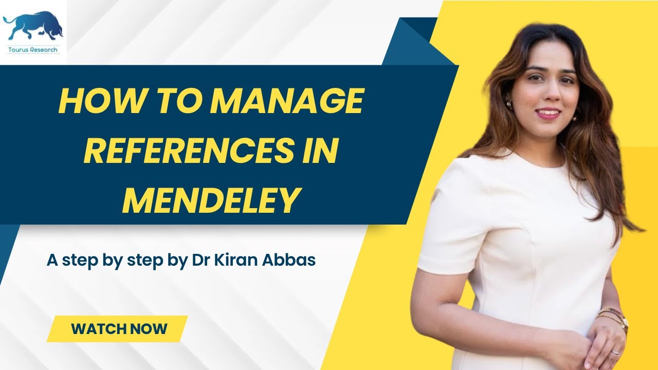 Mendeley References Manager 2024 - A Complete Beginner’s Guide - YouTube