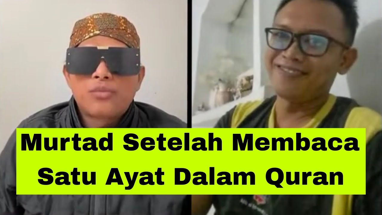 Murtad Setelah Membaca Satu Ayat Dalam Quran | EdisTV - YouTube