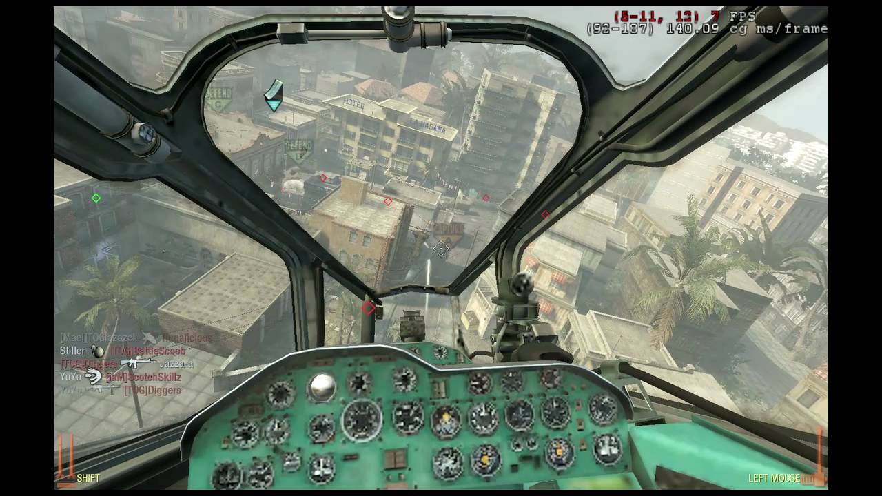 COD BlackOps Havana Huey chopper gunner + Hind gunship - YouTube
