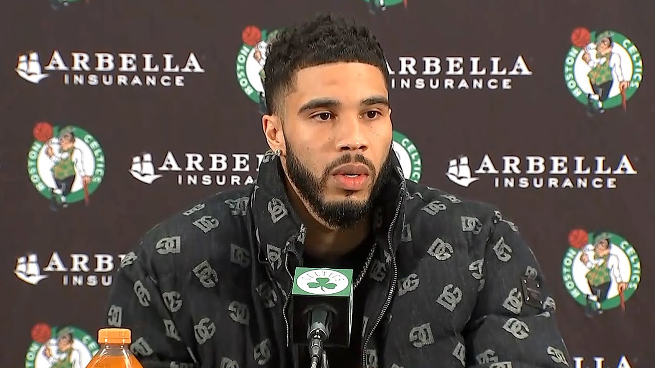 Jayson Tatum PostGame Interview | Milwaukee Bucks vs Boston Celtics ...