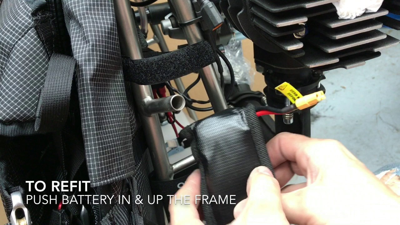 Air Conception Nitro Starter Battery Removal & Refit - YouTube