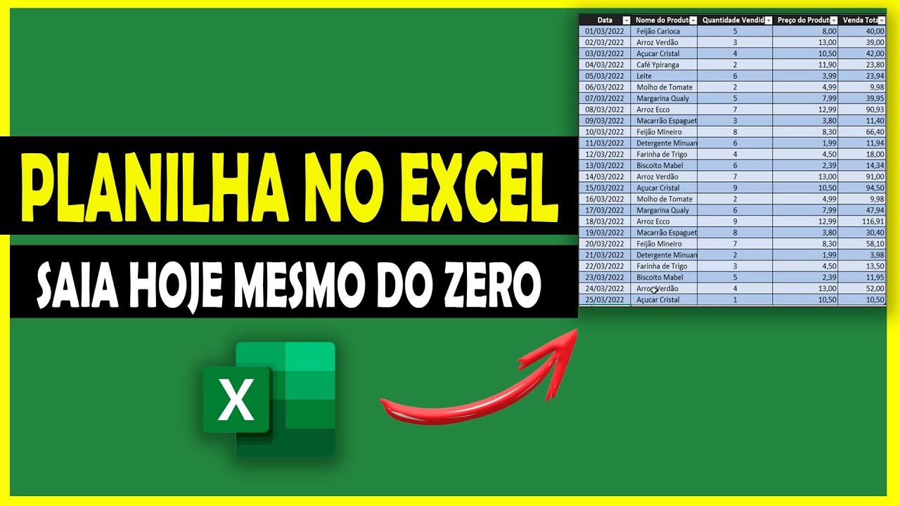 APRENDA O BÁSICO DO EXCEL EM 11 MINUTOS - YouTube