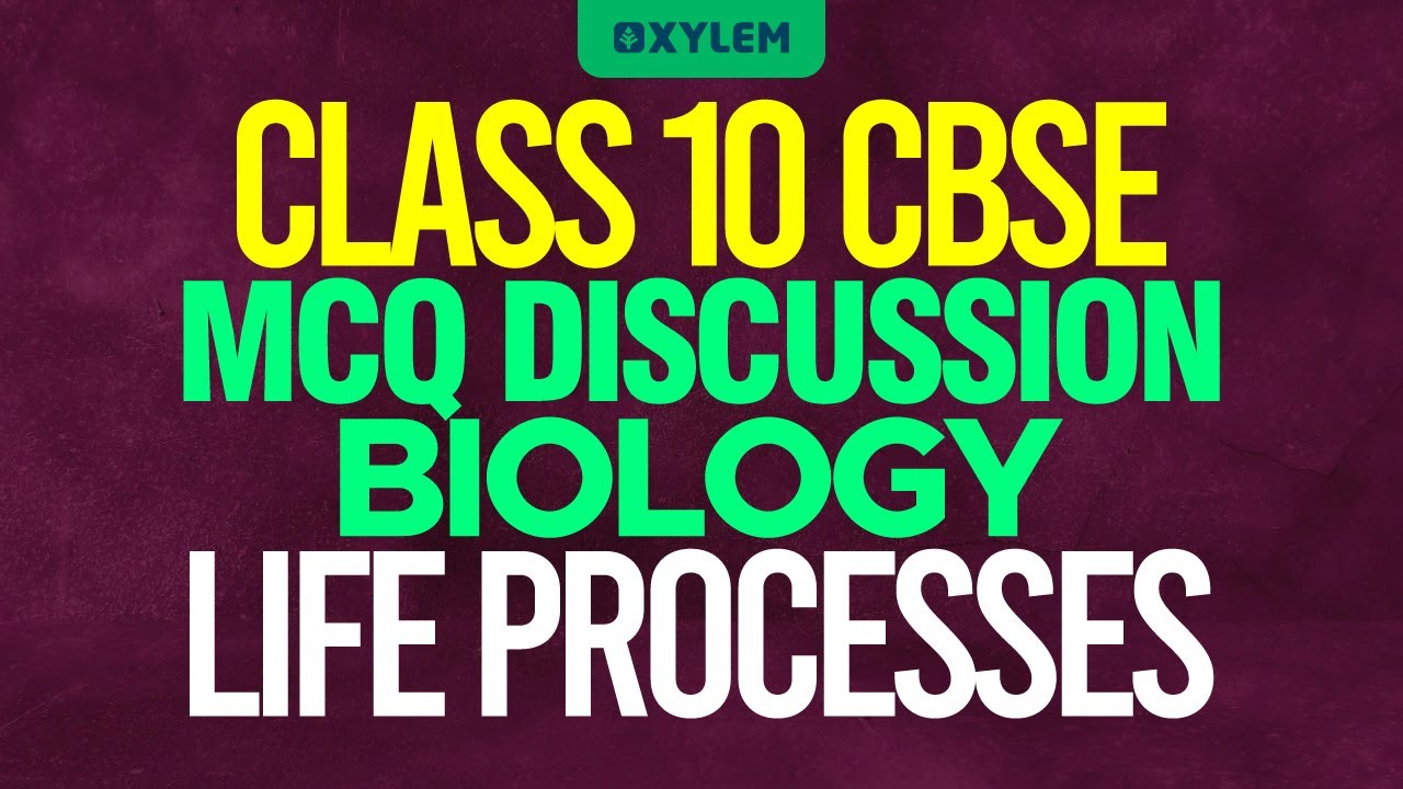 Class 10 Biology - LIFE PROCESSES - MCQ Discussion | Xylem Class 10 ...