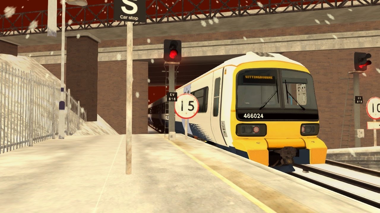 Train simulator 2017 | Sheerness to Sittingbourne class 466 - YouTube