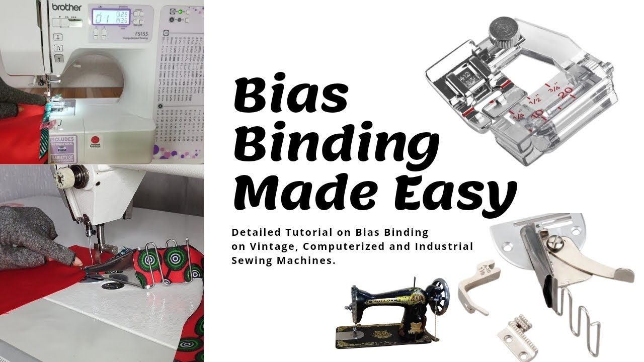Bias Binding Foot Attachment for Sewing Machine #presserfoot - YouTube