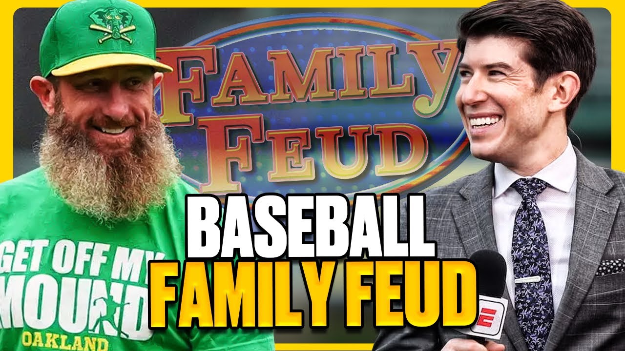 Jeff Passan & Dallas Braden Team Up In CHAOTIC Family Feud || Baseball ...