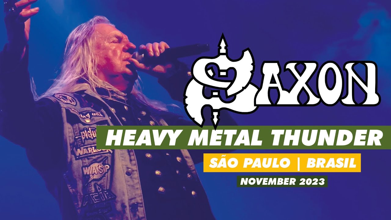 SAXON | Heavy Metal Thunder | Live In Brasil 2023 | 4K Vídeo #saxon # ...