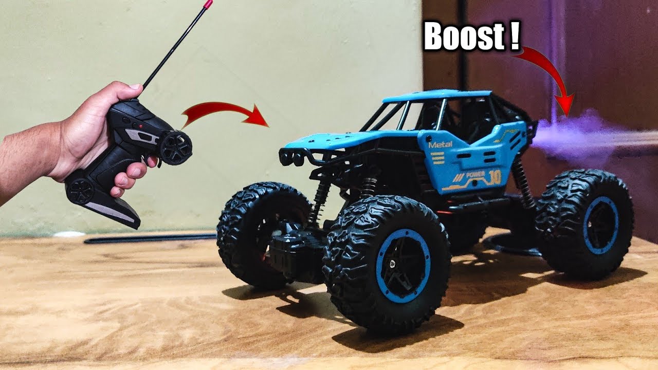 Unboxing of Rc blue monster car | Review and testing of Rc monster ...