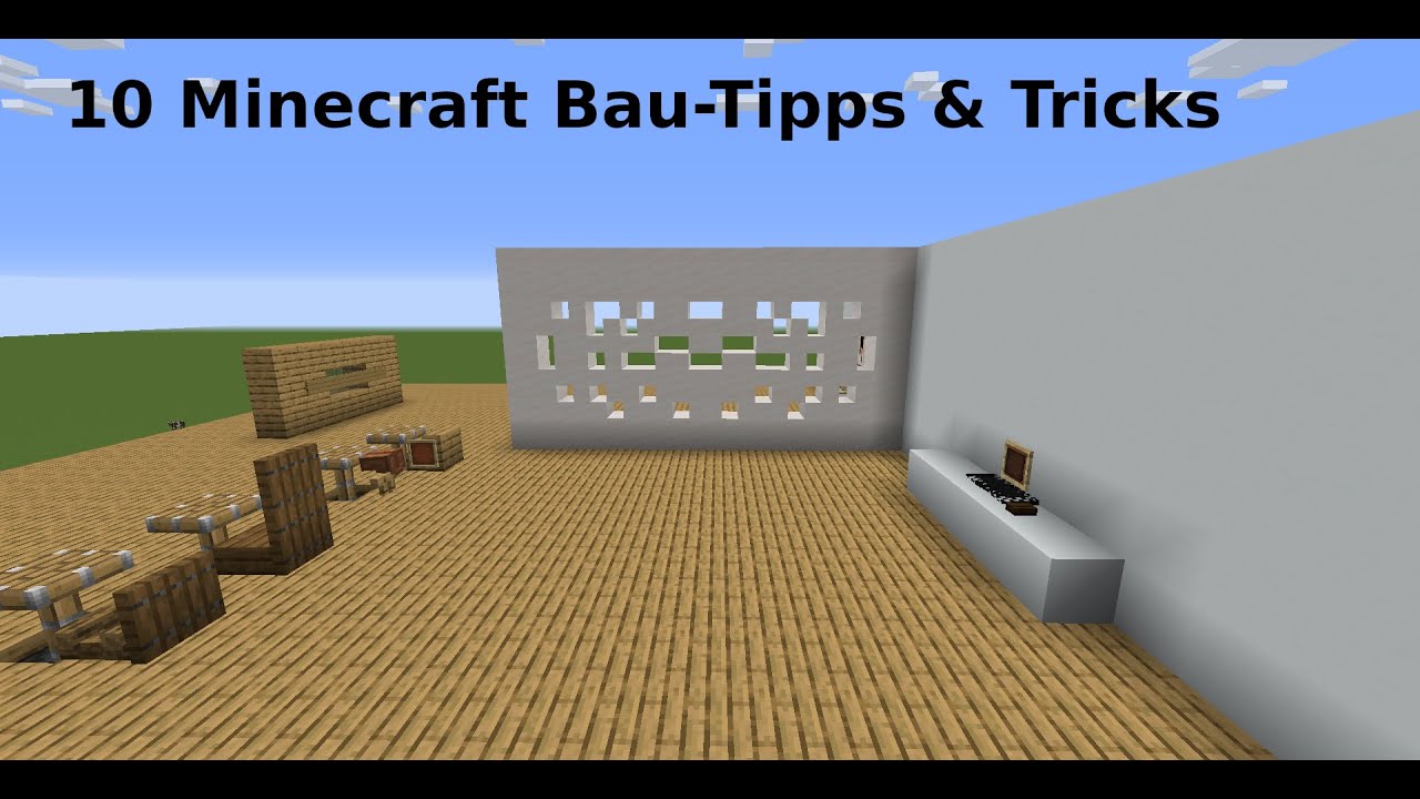 Minecraft | 10 Bau Tipps & Tricks | Java Edition - YouTube