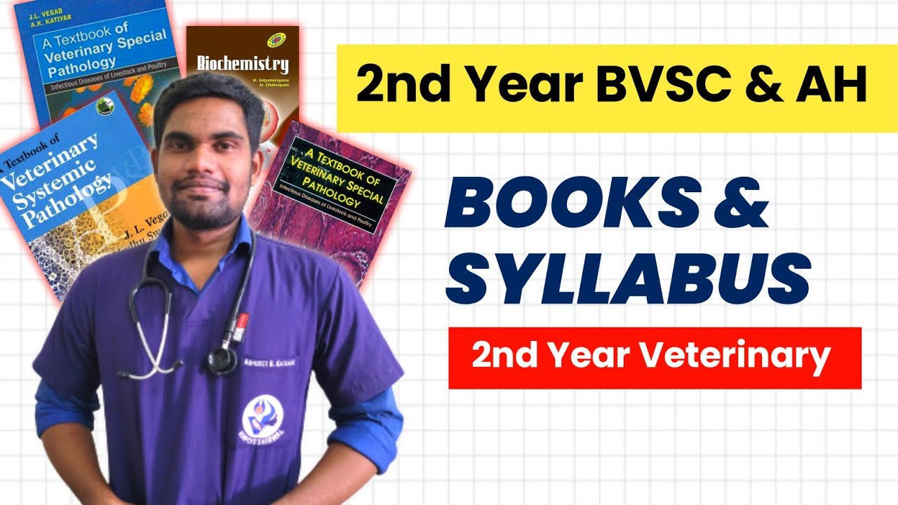 2nd Year Bvsc Syllabus & Books || 2nd Year Veterinary Subjects - YouTube