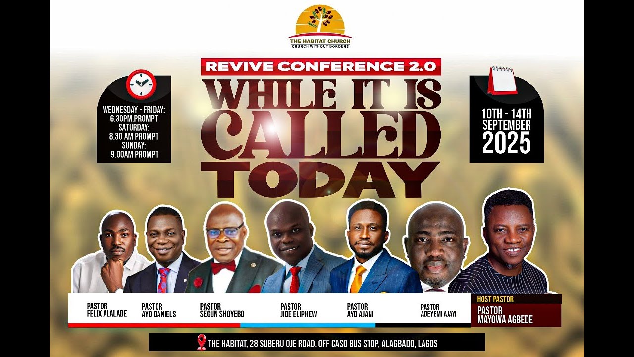 DAY 3 OF REVIVE CONFERENCE 2025 || WHILE IT IS CALLED TODAY. - YouTube