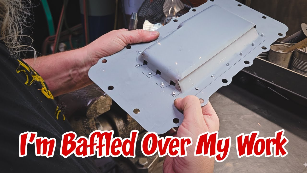 Cleaning Corvair Air Oil Baffle - YouTube