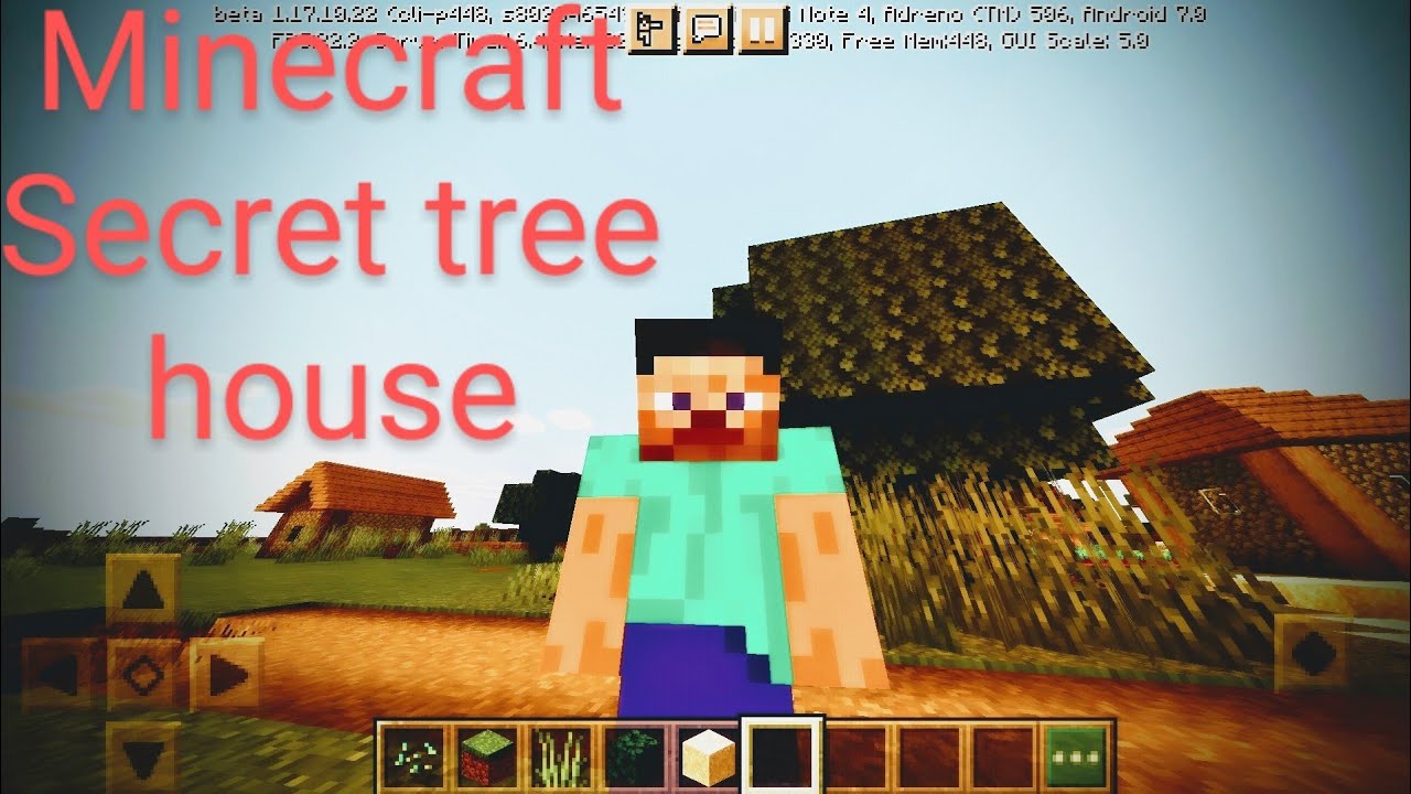 Minecraft Secret Tree House - YouTube