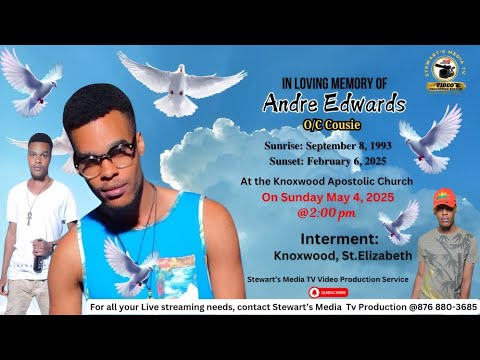 Thanksgiving Service For the Life of Andre Edwards - YouTube