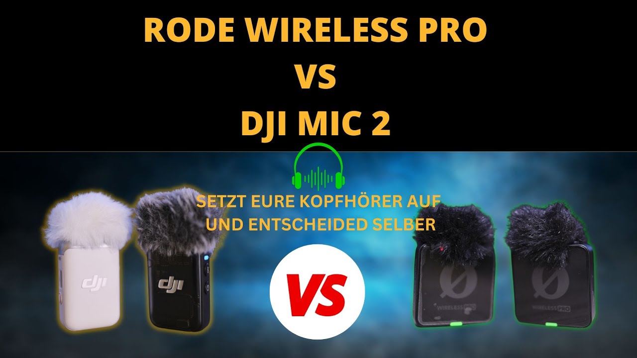 DJI MIC 2 VS RODE WIRELESS PRO DER ULTIMATIVE SOUNDVERGLEICH - YouTube