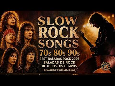 🔥 CLASSIC SLOW ROCK 70s 80s 90s 🎸 | Baladas Inolvidables Que Marcaron Tu Vida 🎶