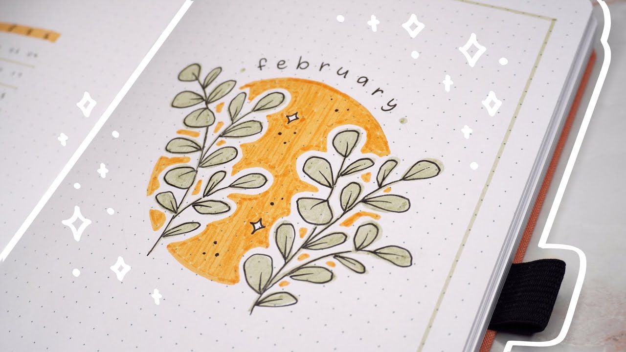 February 2024 bullet journal setup | plan with me - YouTube