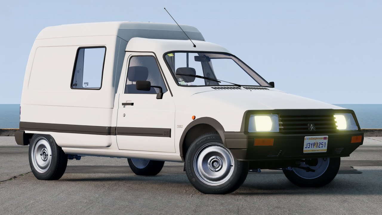 Citroen C15 (1984) in BeamNG #959 - YouTube
