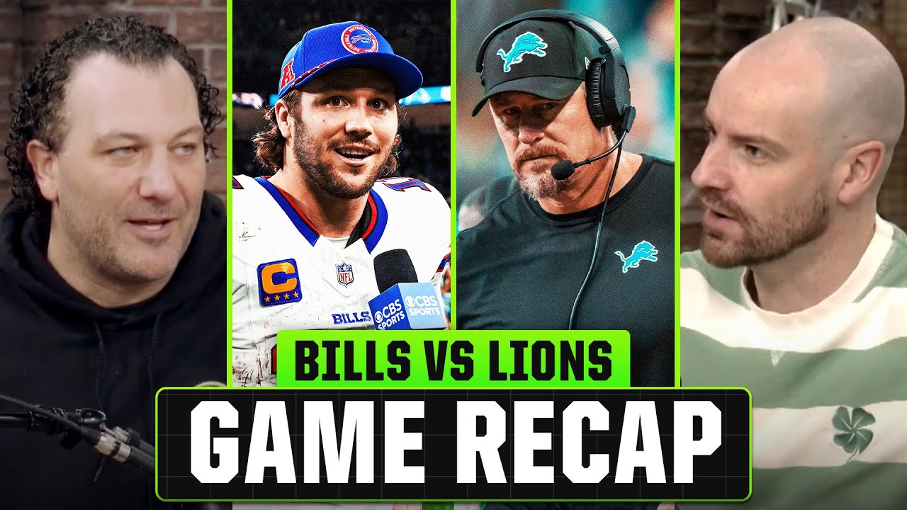 Josh Allen Goes SUPERHUMAN in Thriller vs Lions | Lions vs Bills Recap - YouTube