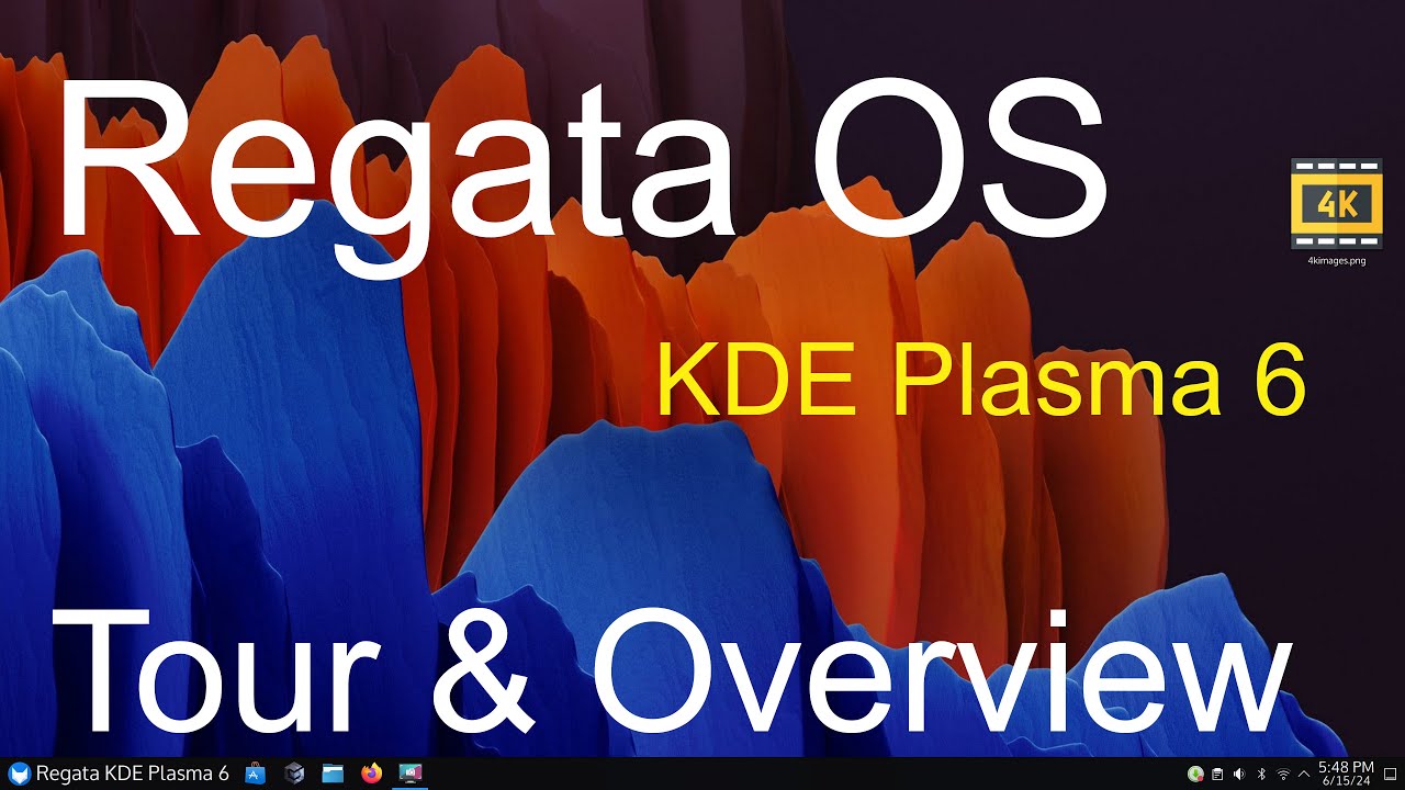 Regata OS - KDE Plasma 6 - Gaming Distribution Tour & Overview. - YouTube