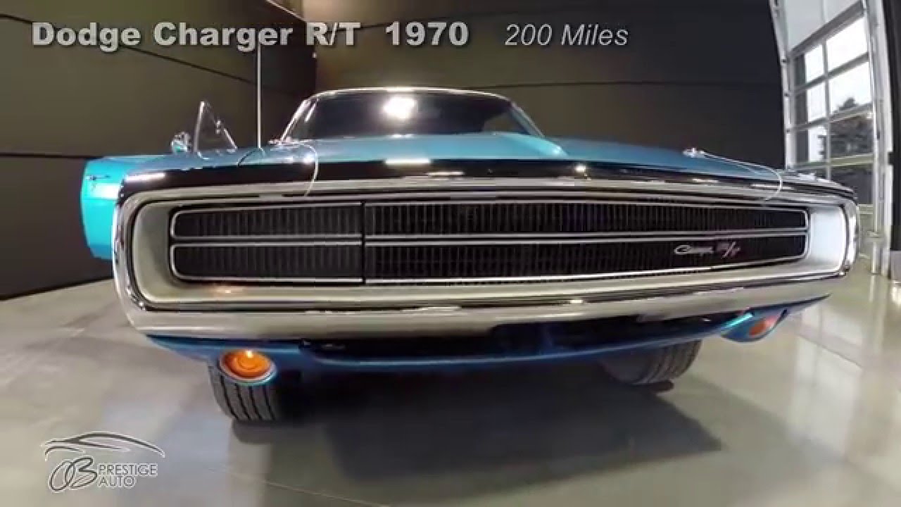 Dodge Charger R T 1970 Blue - YouTube