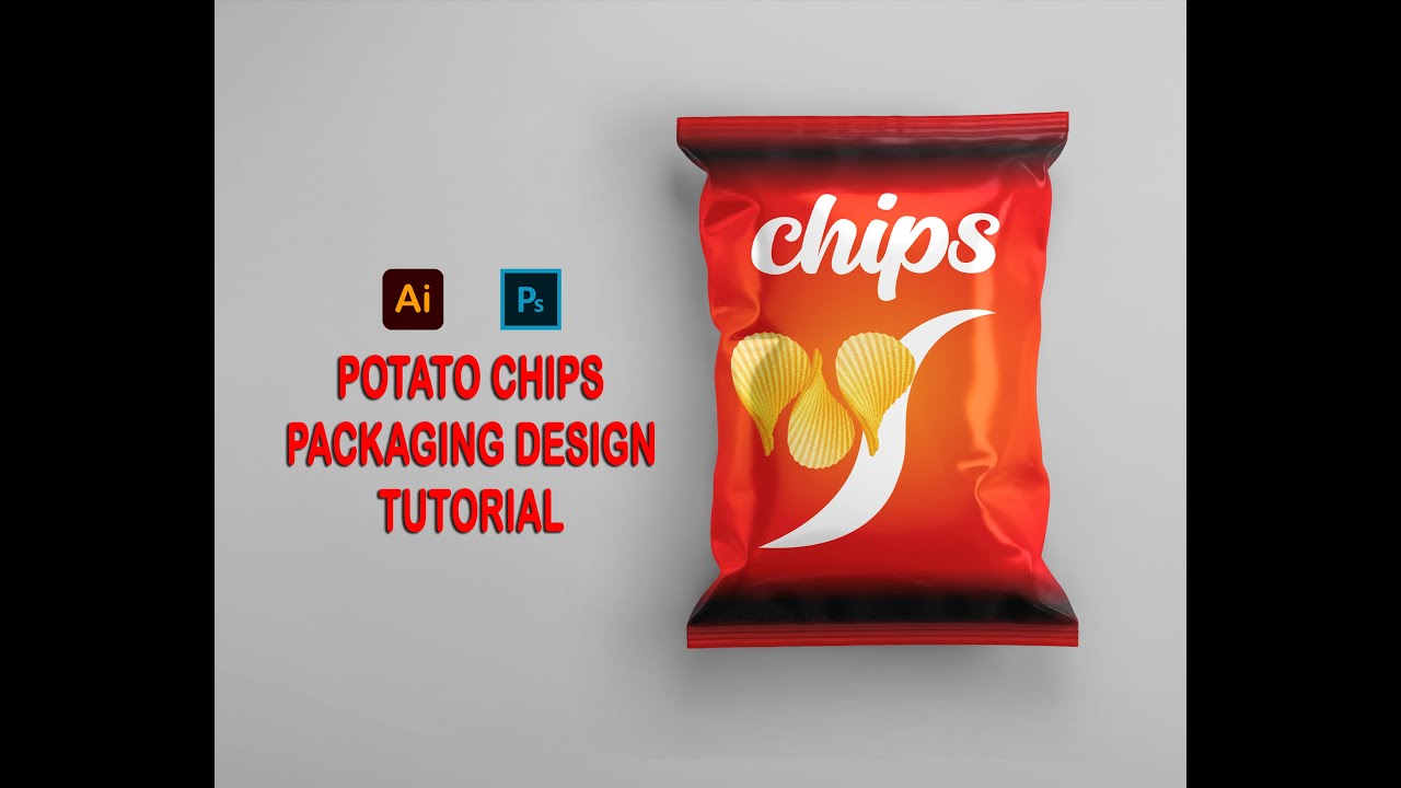 How to create a Packaging design in Adobe Illustrator | Potato Packet ...