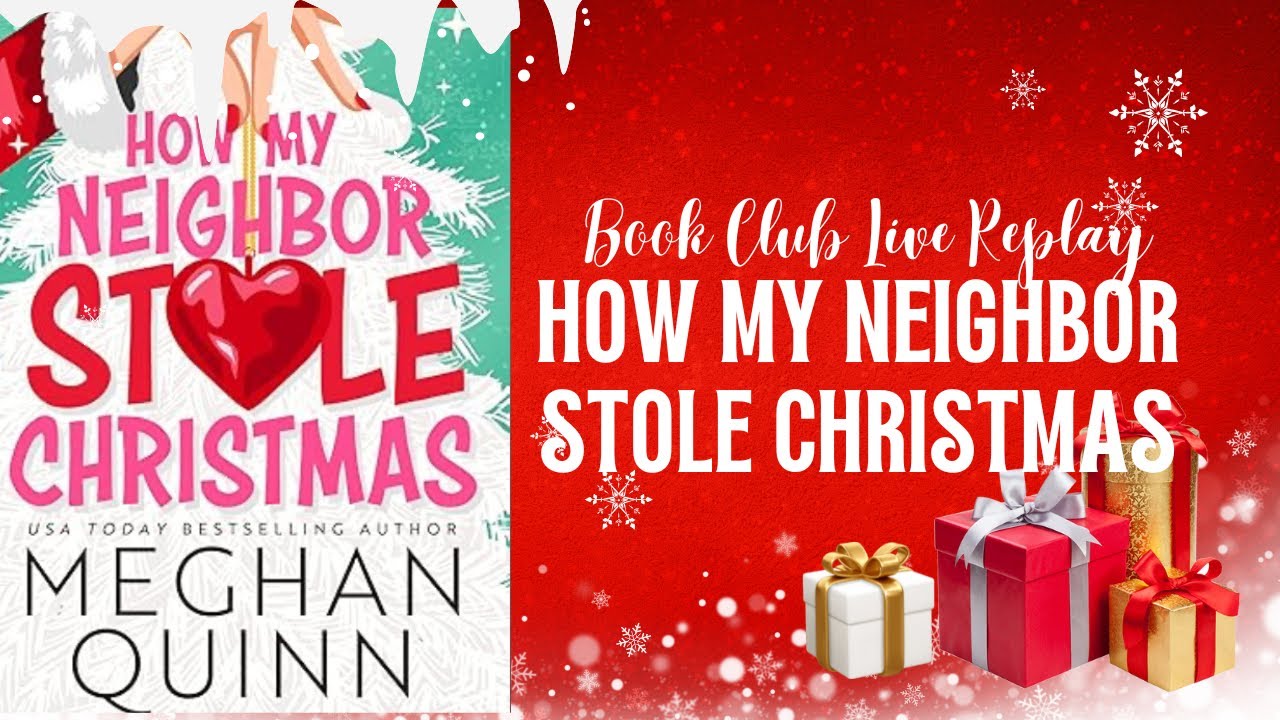 Book Club Live Replay: HOW MY NEIGHBOR STOLE CHRISTMAS, Day 1 - YouTube