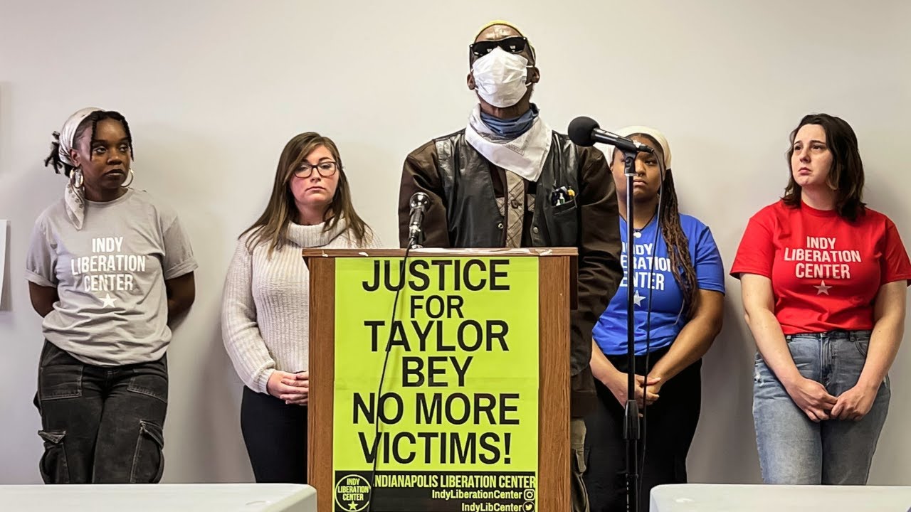 Press Conference: Taylor Bey, Survivor of Deputies' Brutality speaks ...