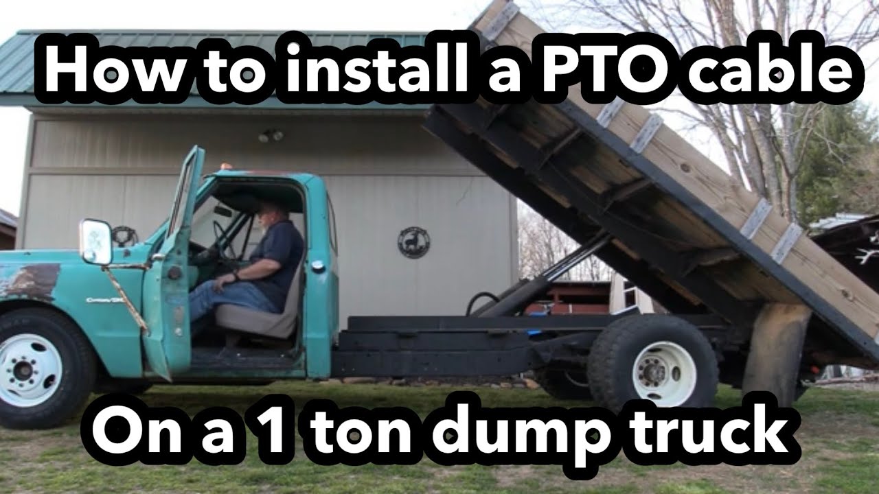 How to install a PTO cable for a dump truck. - YouTube