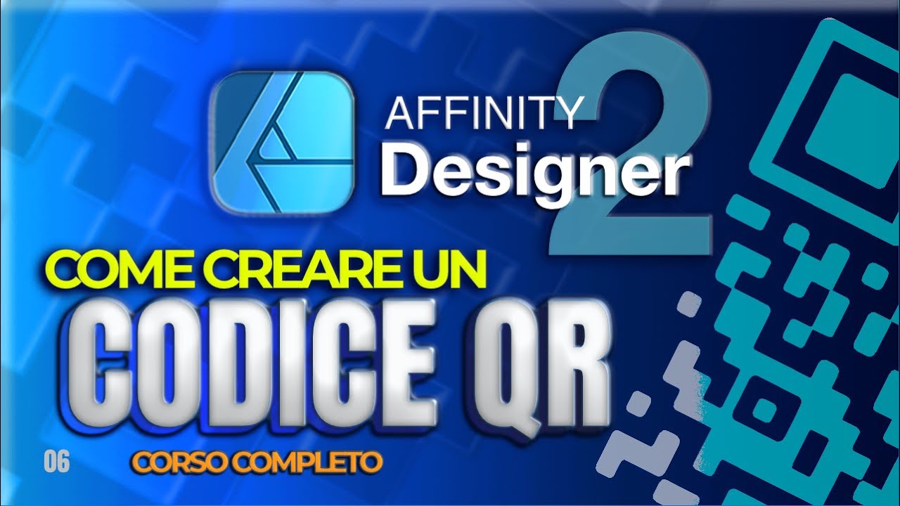 Affinity Designer 2: Creare un CODICE QR -Tutorial Completo! - YouTube