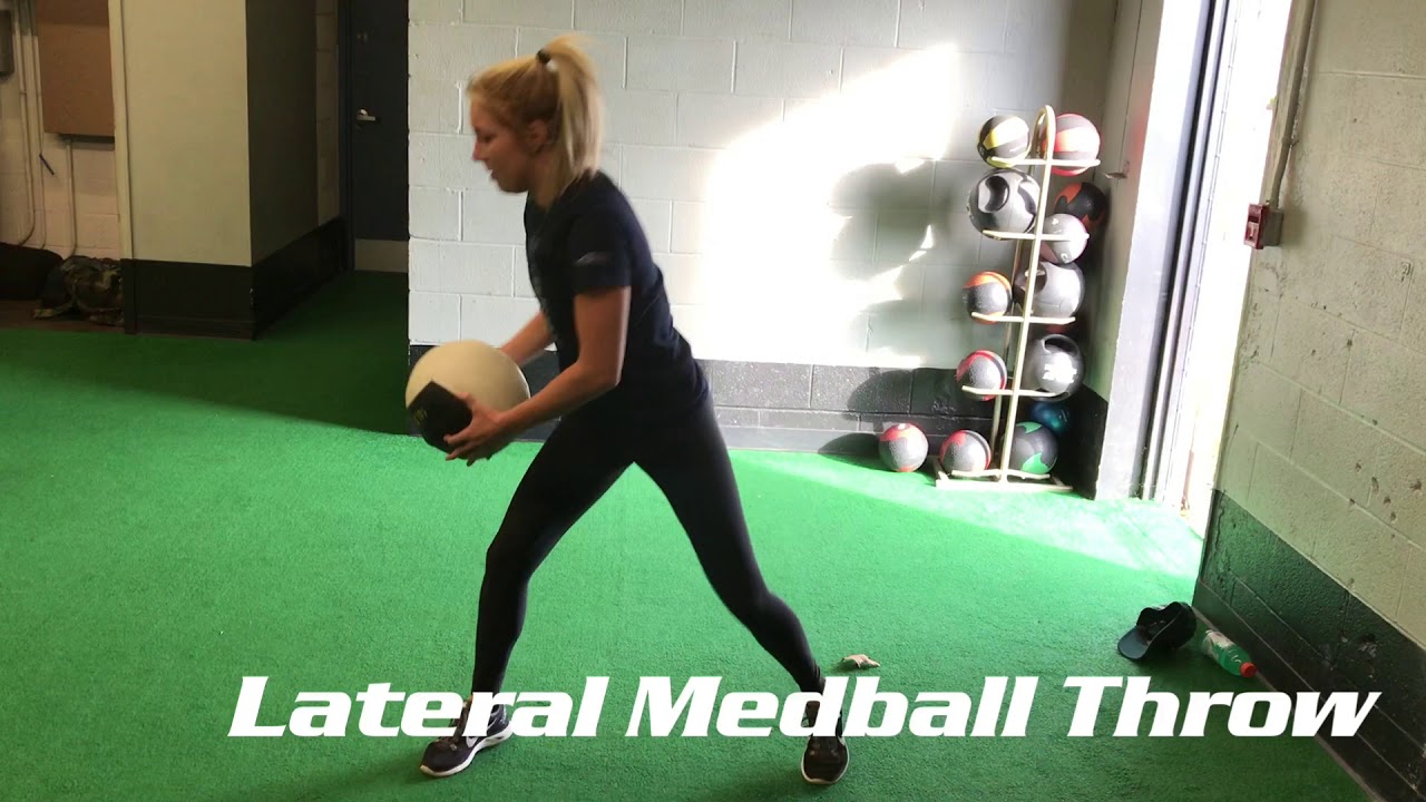 Lateral Med Ball Throw - YouTube