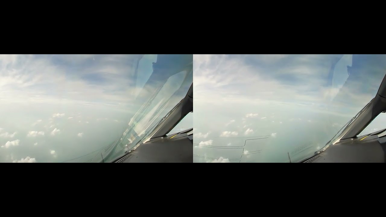 A350 cockpit 3D View in flight - YouTube