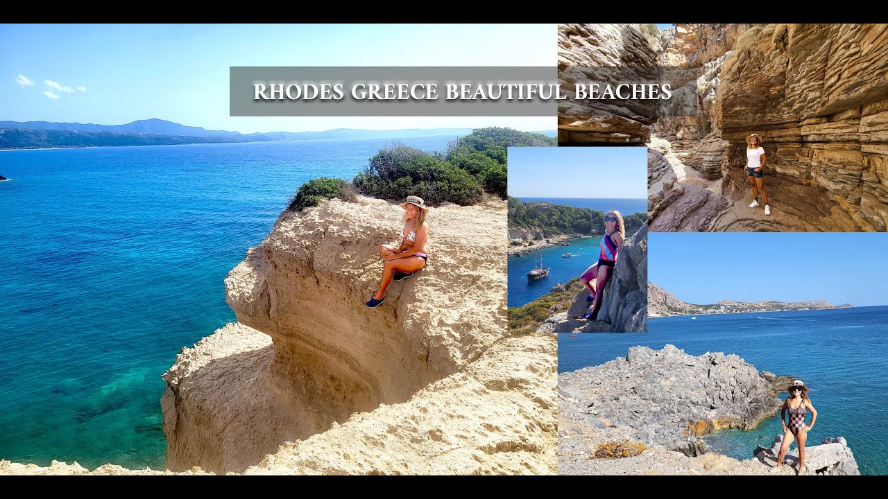 DRIVING AROUND RHODES AND THE BEST BEACHES - YouTube