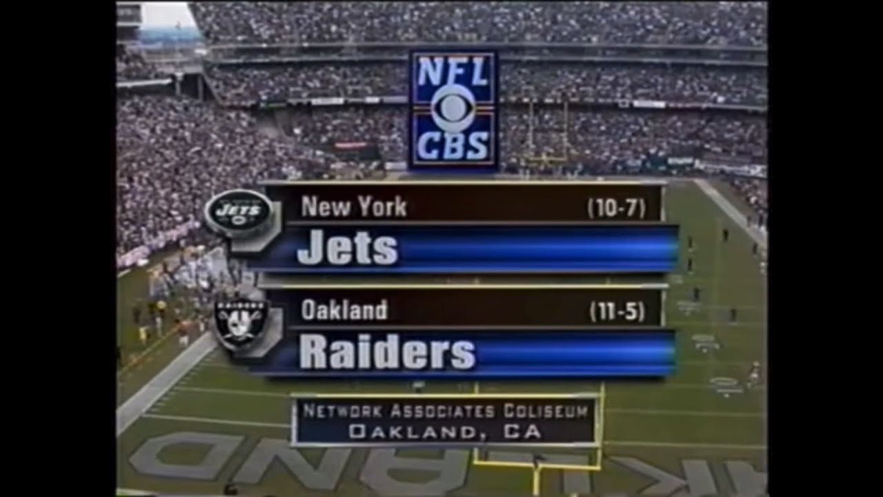 NFL 2002-03 Jets vs Raiders Divisional Playoff Intro - YouTube