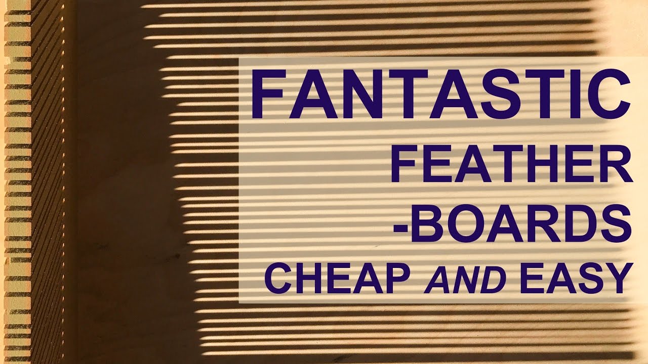 DIY Featherboards from MDF scrap #002 - YouTube