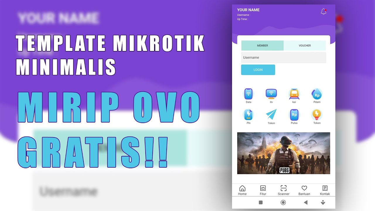 TEMPLATE LOGIN PAGE MIKROTIK PREMIUM GRATIS DOWNLOAD - YouTube