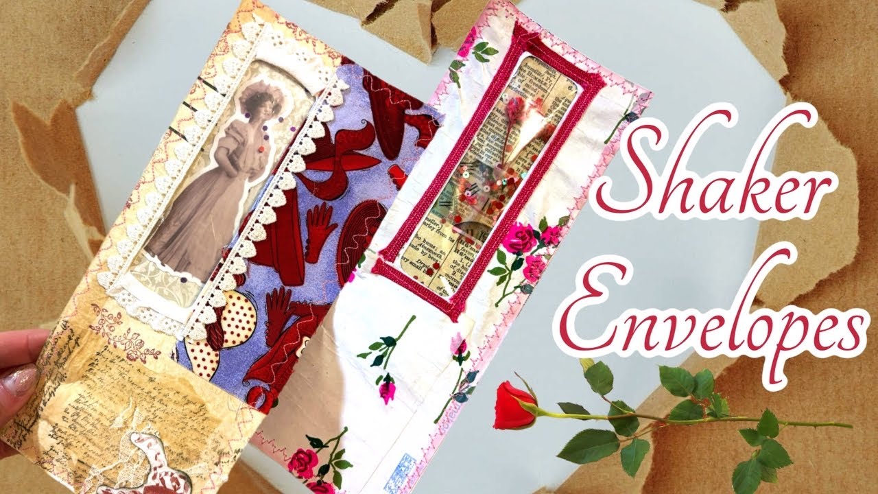 Turn Junk Mail Into GORGEOUS Shaker Envelopes - YouTube