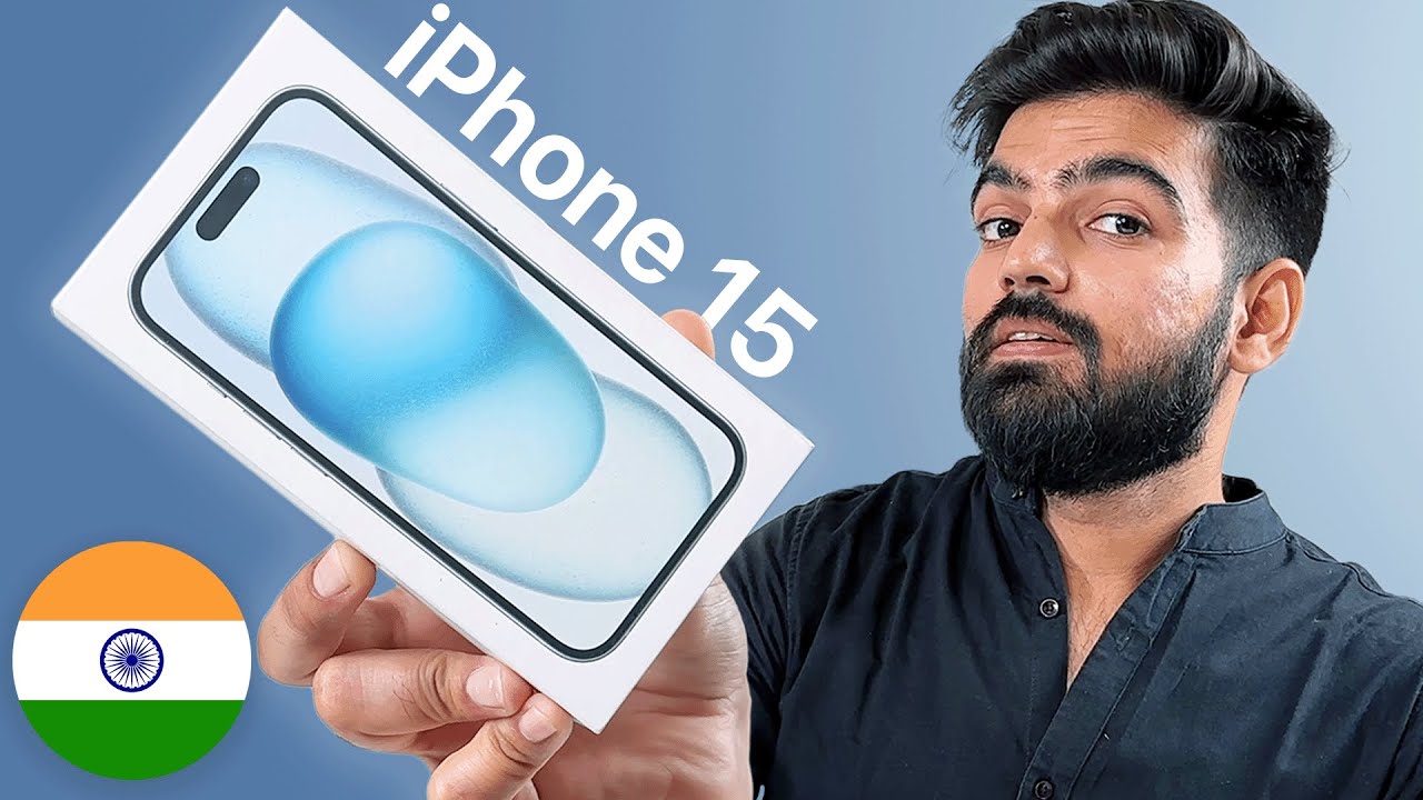 iPhone 15 Blue Unboxing | Made In India - New Seal With Hologram - YouTube