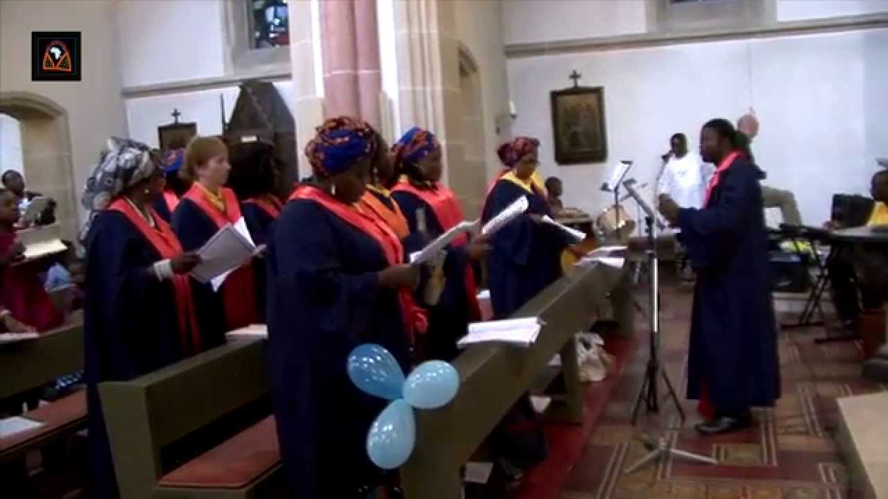 Bishop Nkea visits Cameroon Catholic Community Germany Part 2 - YouTube