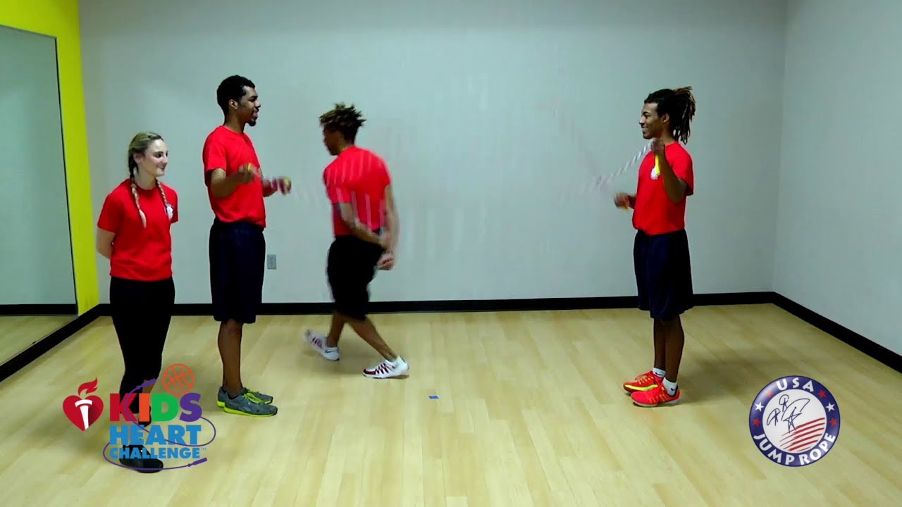Kids Heart Challenge Double Dutch Skills #7 - YouTube