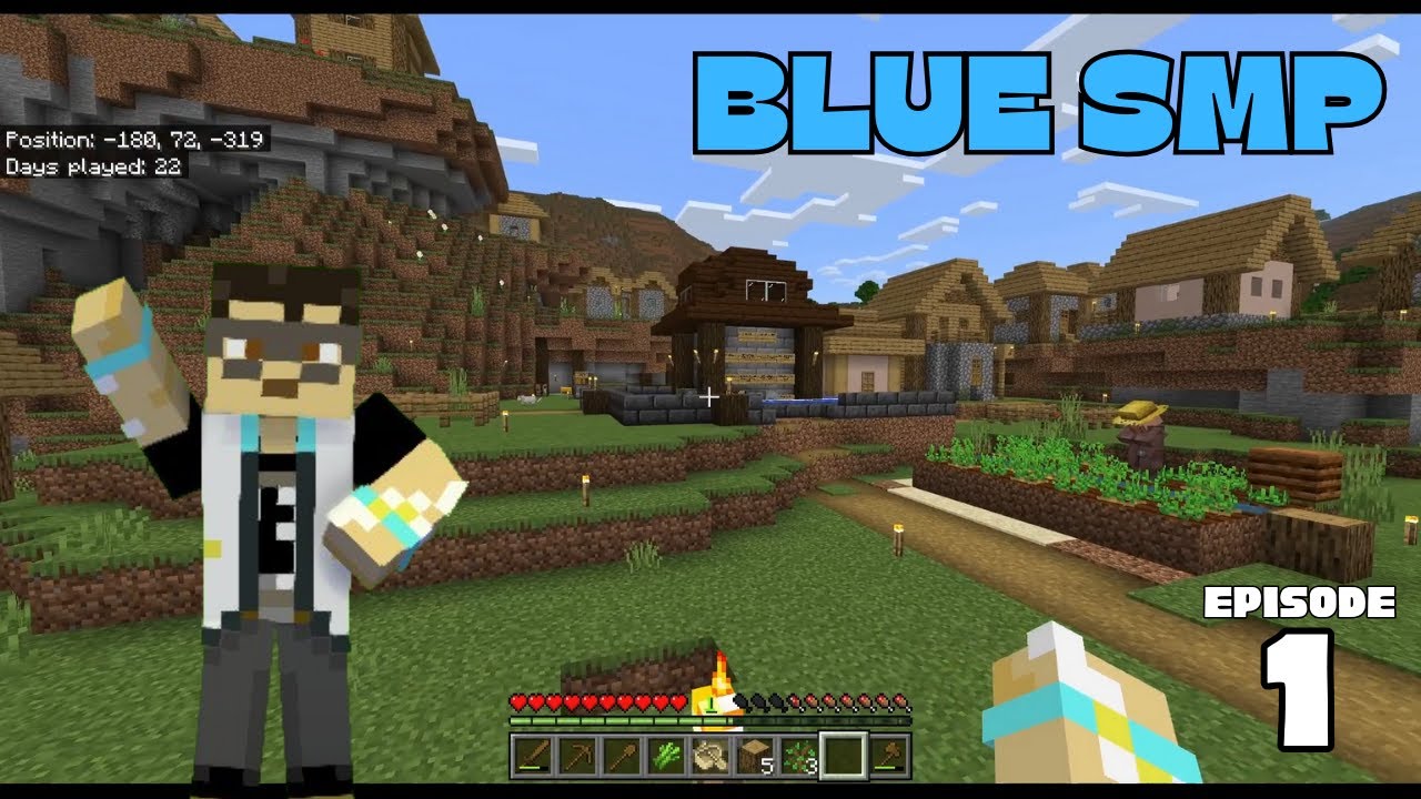 Another First Step | Blue SMP Ep. 1 - YouTube