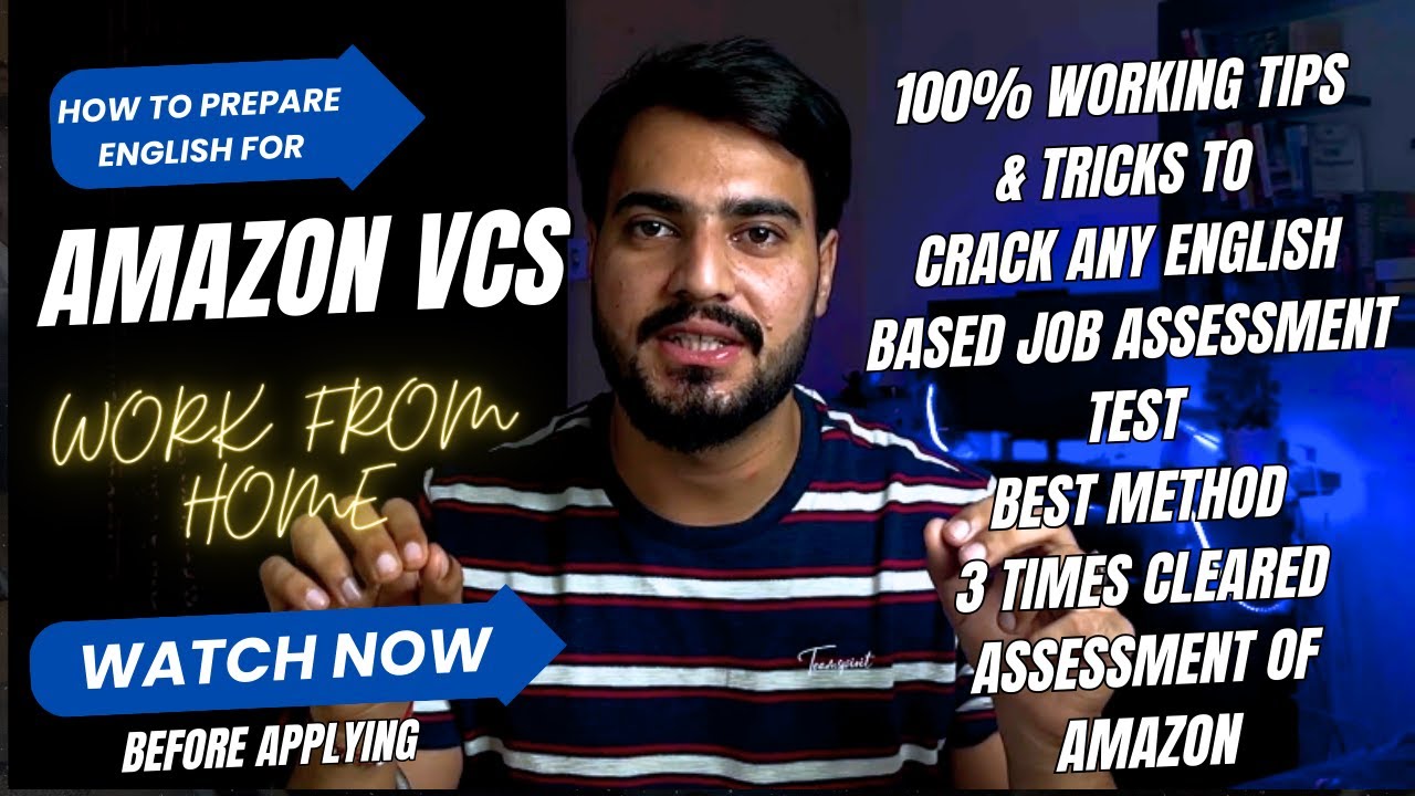 AMAZON VCS ASSESSMENT TEST 5 TIPS & TRICKS💸😍100% WORKING & TESTED👍😍 ...