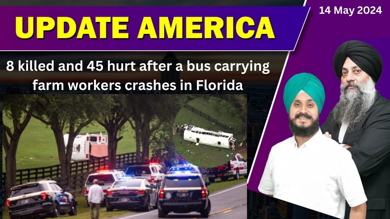 Update America | 8 killed and 45 hurt after a bus carrying farm workers ...