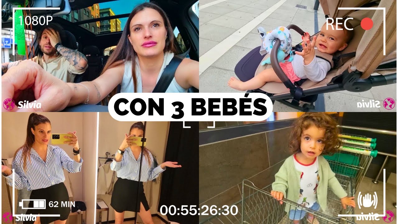 De COMPRAS SOLA con los 3 BEBÉS + UN DÍA CONMIGO | VLOG DIARIO . - YouTube