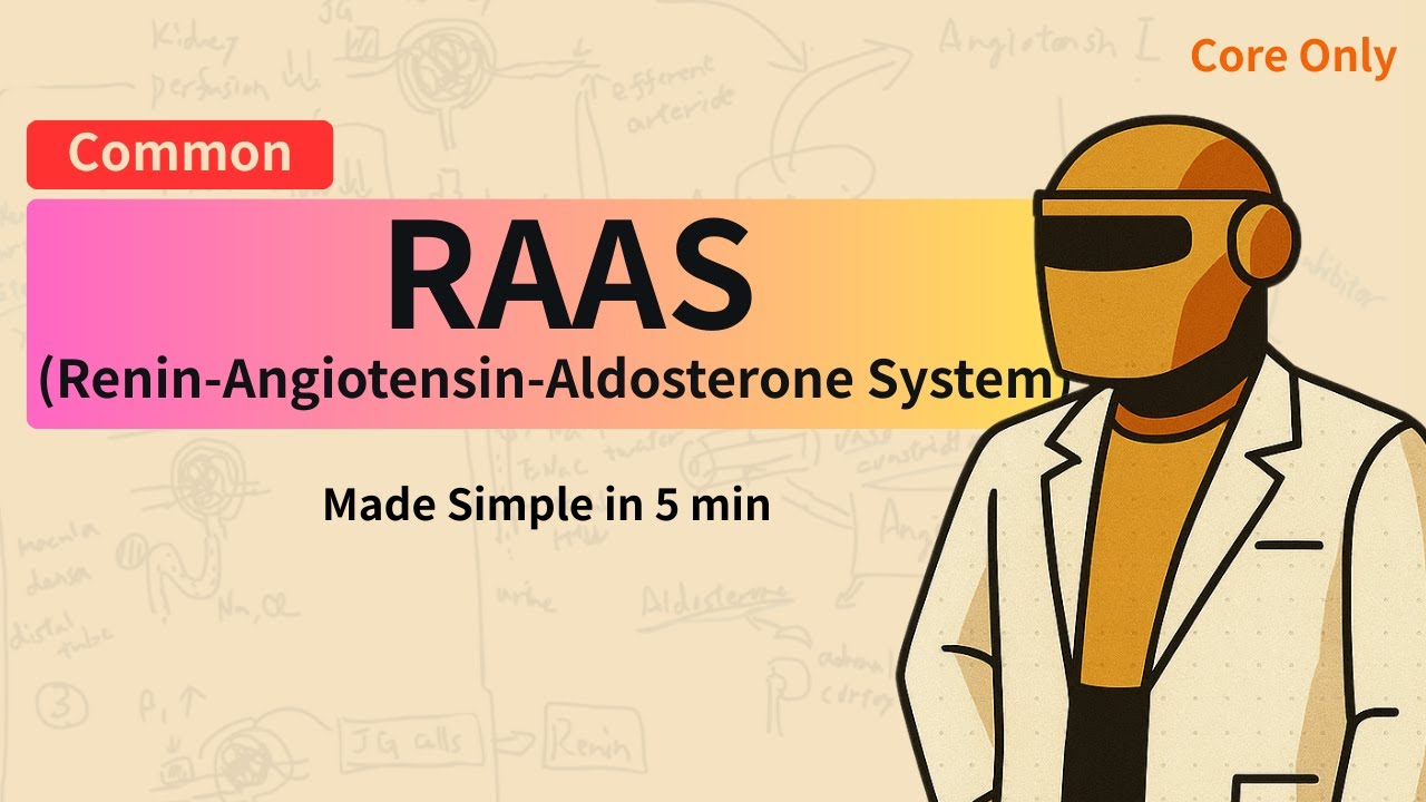 RAAS — 5-Minute Overview for Medical Students& Nurses - YouTube