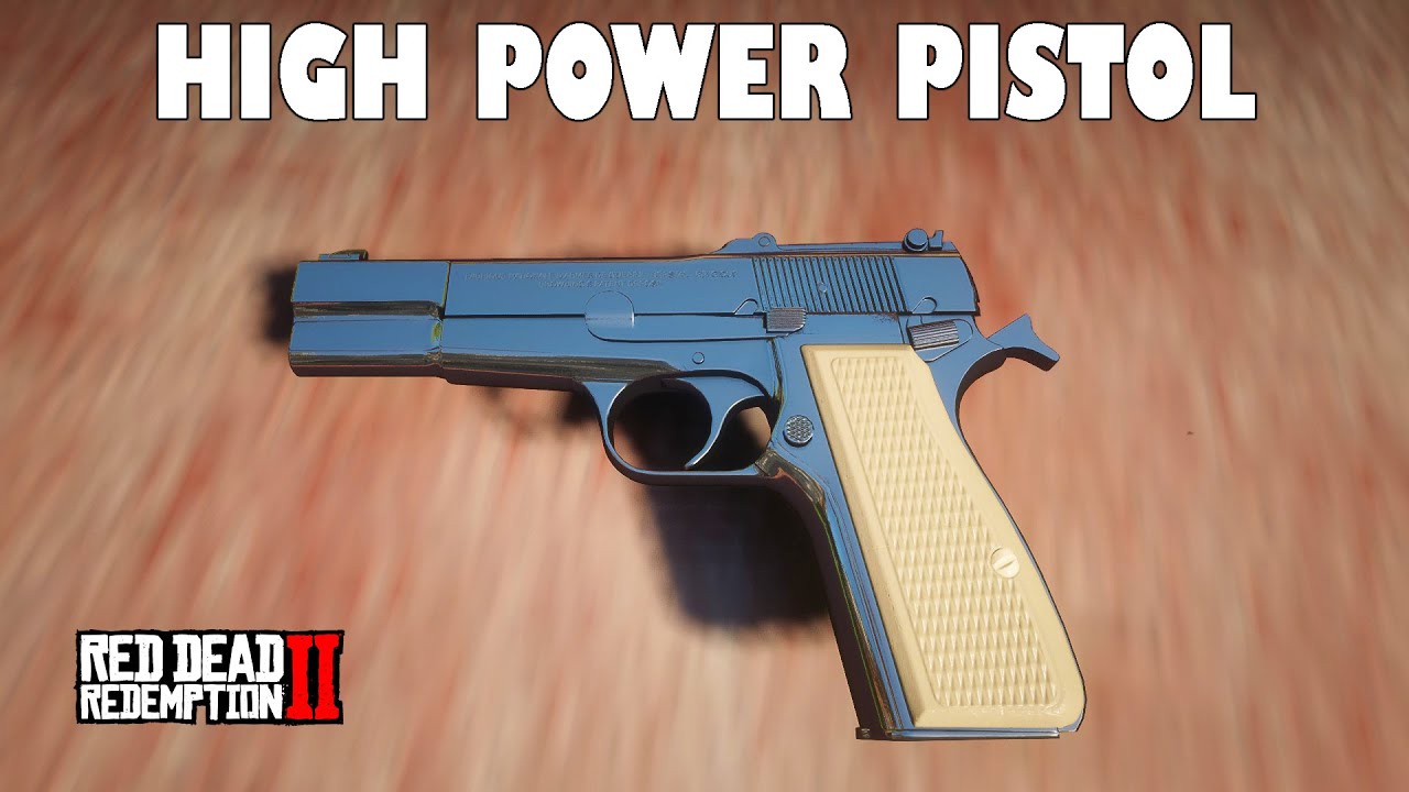 Browning Hi-Power Pistol | RDR2 - YouTube