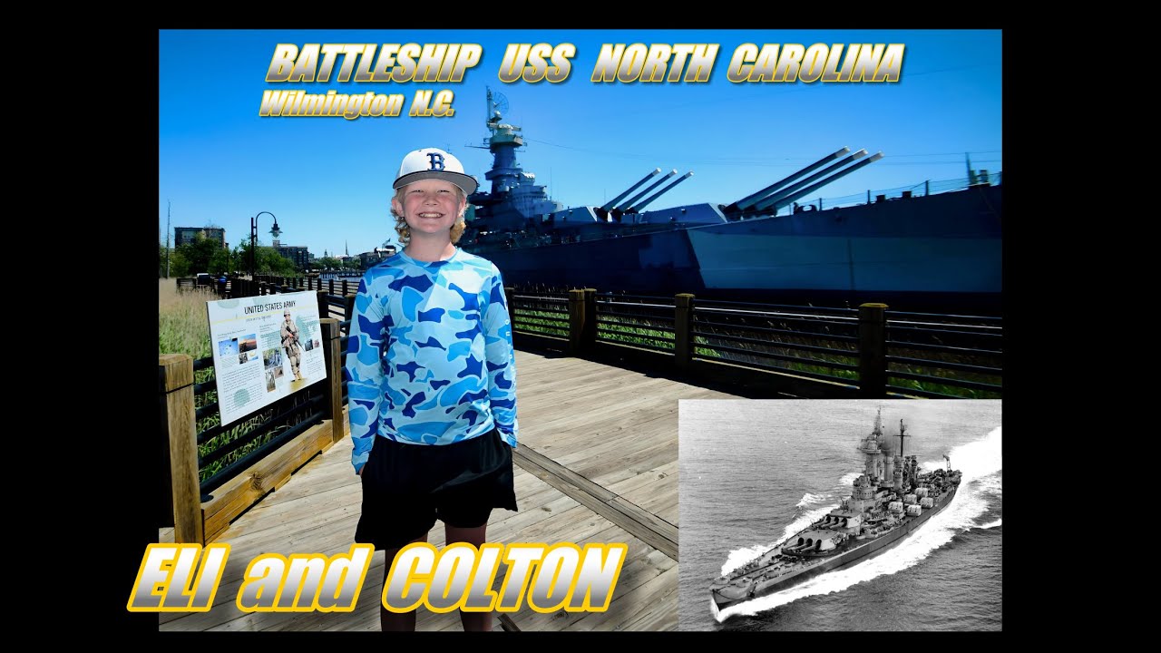 Eli and Colton at the Battleship USS N.C. - Plus Burns High baseball ...